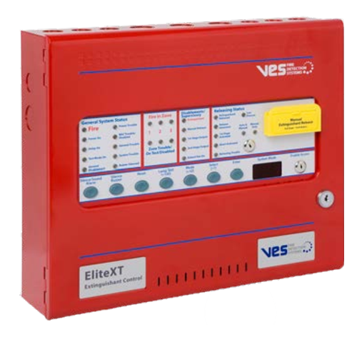 Elite-XT- Releasing Fire Control Panels– Red 230V | Union Fire Protection